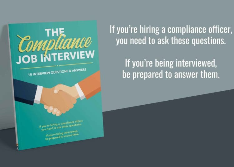 Compliance Job Interview Questions and Answers | Corporate Compliance ...