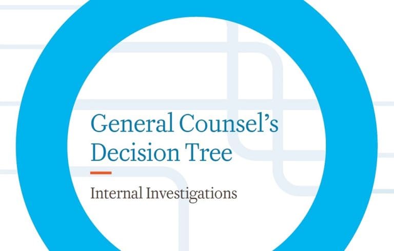 King & Spalding: GC Decision Tree for Internal Investigations ...
