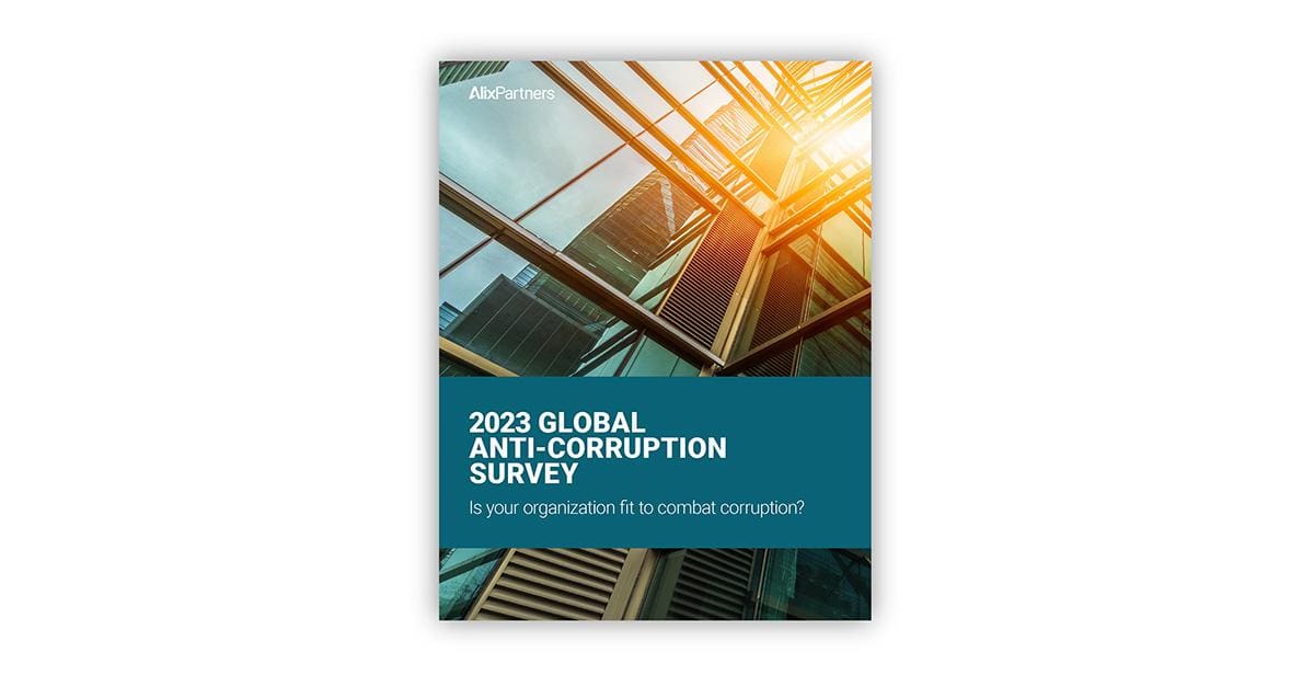 2023 Global Anti-Corruption Survey | Corporate Compliance Insights