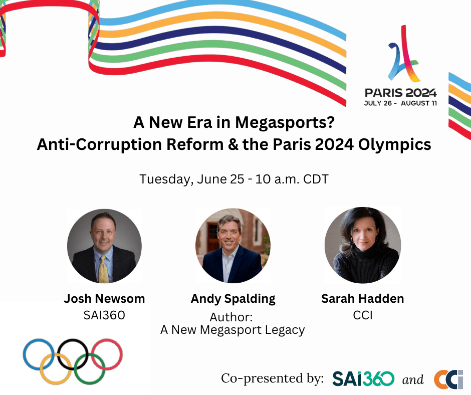 A New Era in Megasports? Anti-Corruption Reform and the Paris 2024 Olympics | Corporate ...
