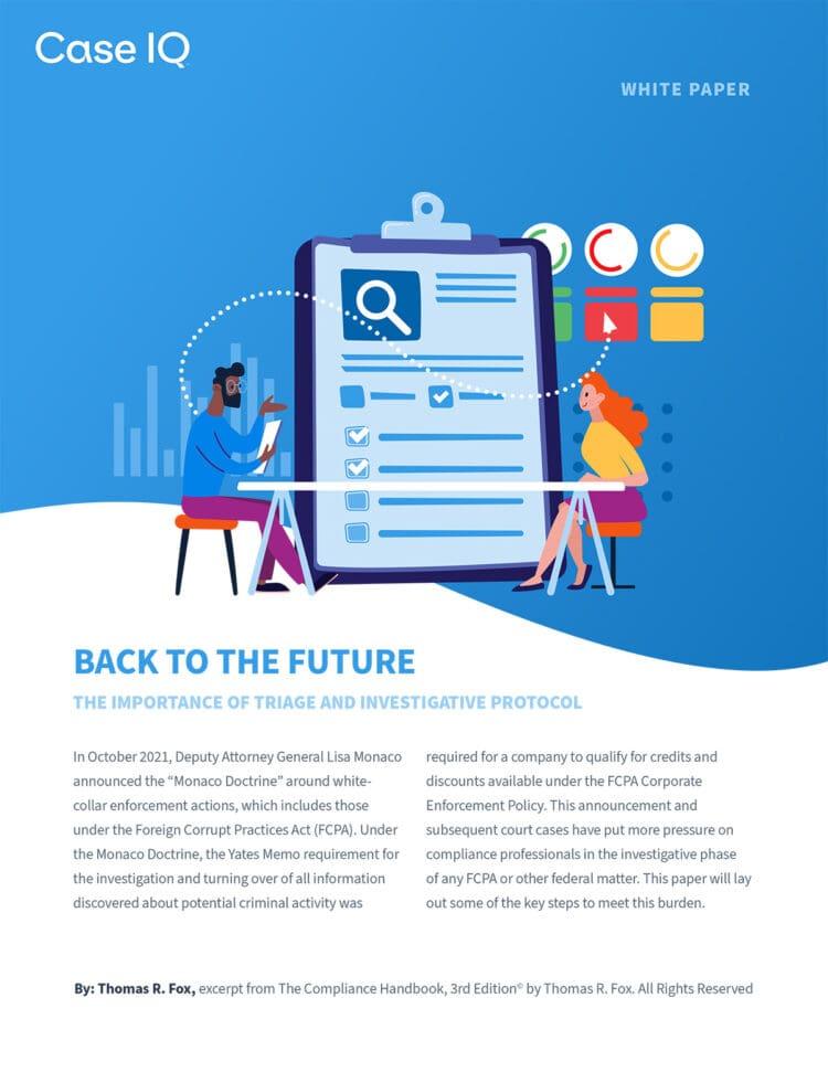 5 Steps to More Compliant, Effective Investigations | Corporate ...
